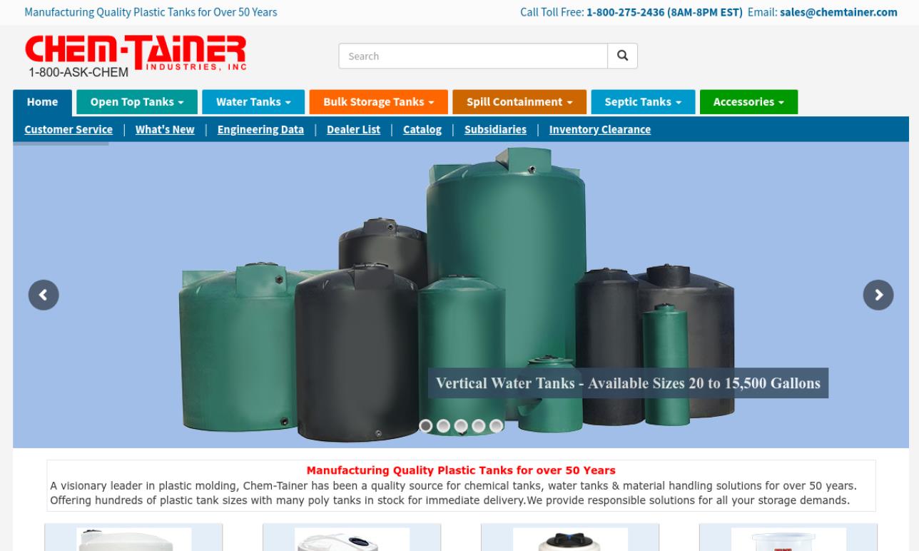 Chem-Tainer Industries, Inc. | Plastic Containers
