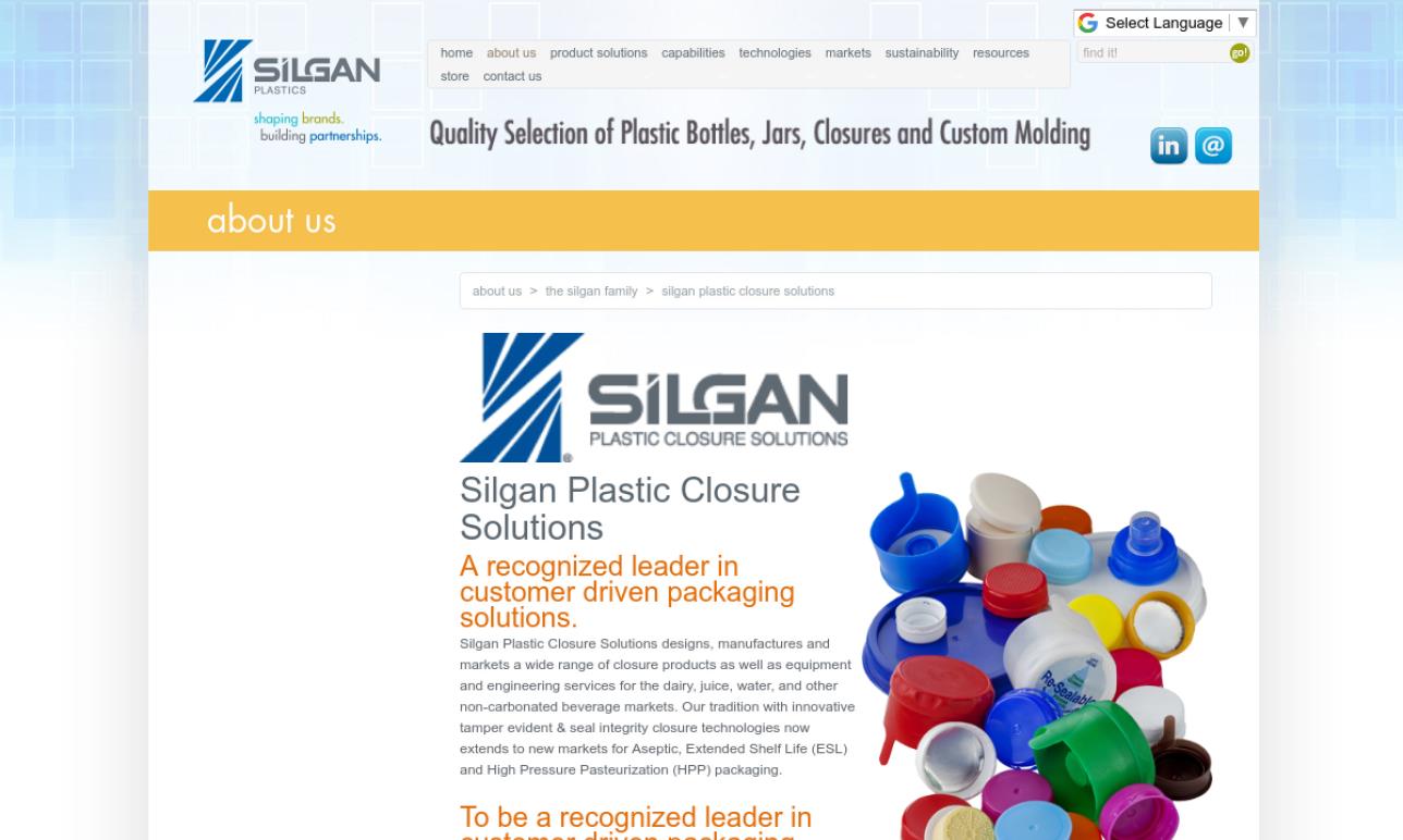 Silgan Plastic Closure Solutions | Plastic Containers